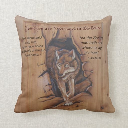 Inspirational Decorative Pillow Luke 9 58 Zazzle inspirational-decorative-pillow-luke-9-58-zazzle