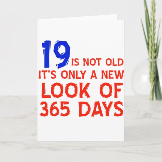 19 Year Old Birthday Cards | Zazzle.com.au
