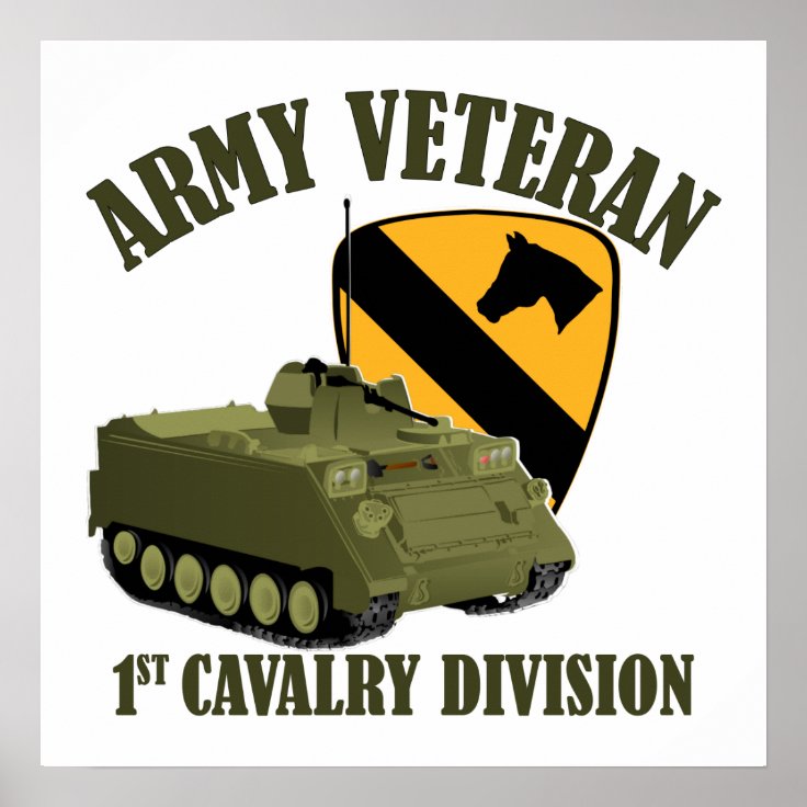 1st Cav Vet - M113 APC Poster | Zazzle