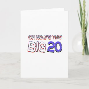 20th Birthday Cards | Zazzle.com.au