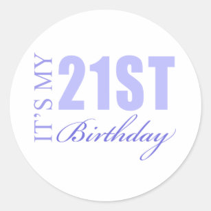 21st Birthday Stickers | Zazzle AU