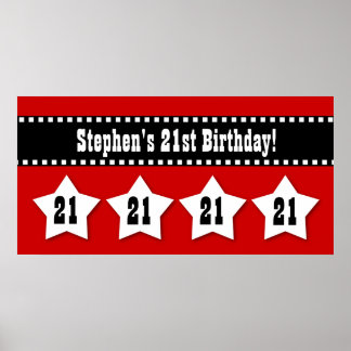 21st Birthday Posters | Zazzle.com.au