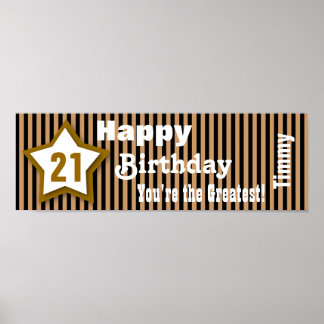 21st Birthday Posters | Zazzle.com.au