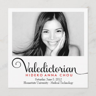 Valedictorian Invitations | Zazzle AU