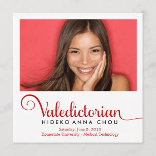 Valedictorian Invitations | Zazzle AU