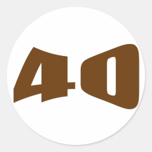 40th Anniversary Stickers | Zazzle AU