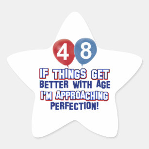 48th Birthday Stickers | Zazzle AU