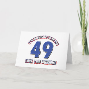 49th Birthday Cards | Zazzle.com.au