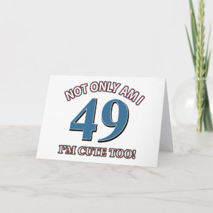 49th Birthday Cards | Zazzle.com.au