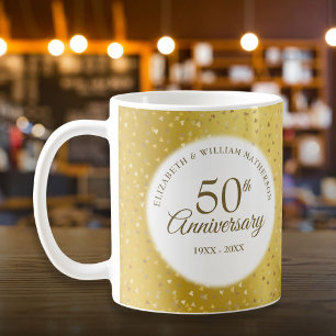 50th Wedding Anniversary Coffee Travel Mugs Zazzle AU