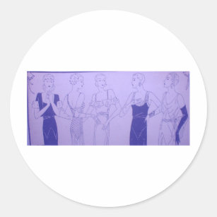 1920s Fashion Stickers | Zazzle AU