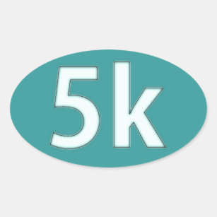 5k Stickers | Zazzle AU