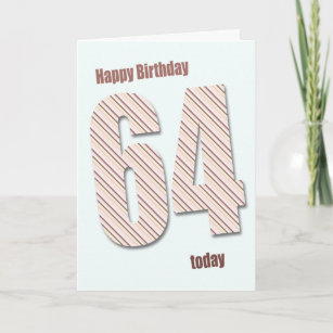 64th Birthday Cards | Zazzle.com.au