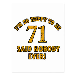 71 Years Old Cards | Zazzle AU