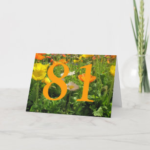 81st Birthday Cards | Zazzle.com.au