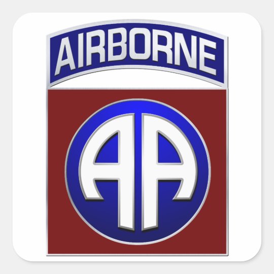 82nd Airborne Division All American Combat Patch Square Sticker ...