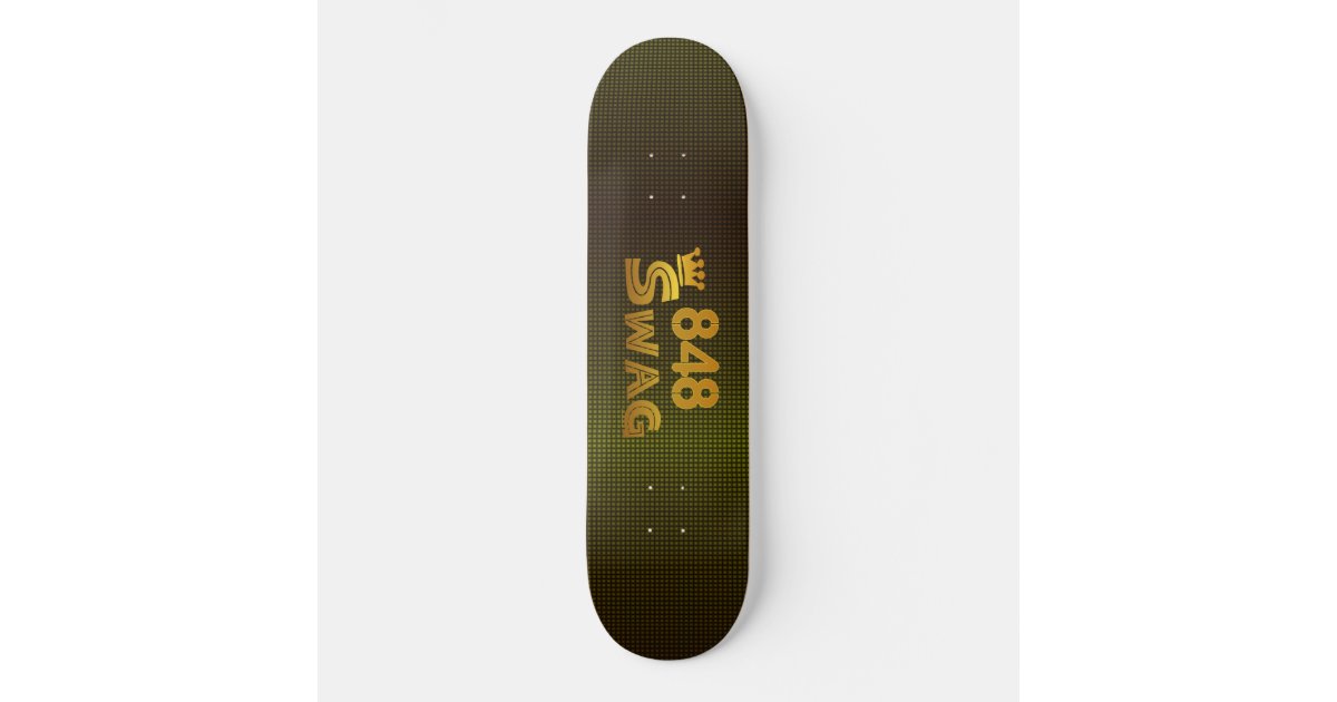 848 Area Code Swag Skateboard Zazzle 848-area-code-swag-skateboard-zazzle