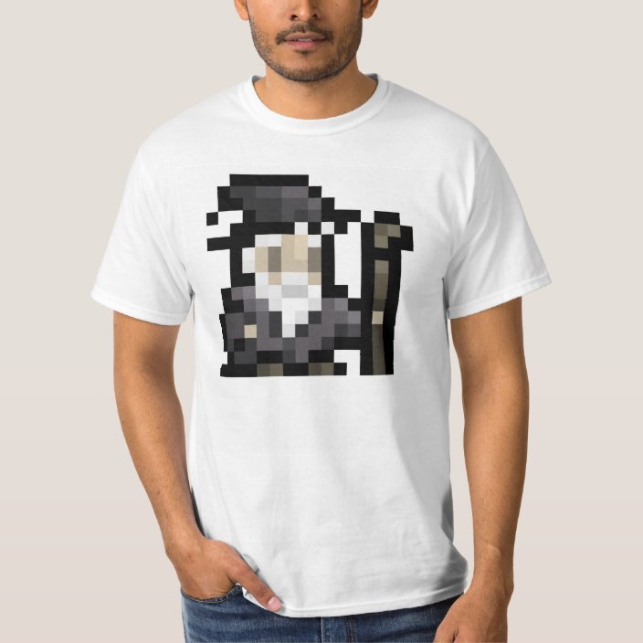 8-Bit Wizard 16x16 Sprite Pixel Art T-Shirt | Zazzle.com.au