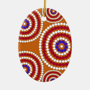 Aboriginal Christmas Tree Decorations & Ornaments | Zazzle.com.au