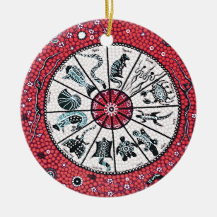 Aboriginal Christmas Tree Decorations & Ornaments | Zazzle.com.au