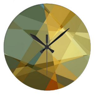 Abstract Chevron Wall Clocks | Zazzle.com.au