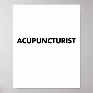 Acupuncture Posters & Photo Prints | Zazzle AU