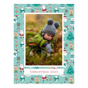 Cute Santa Claus Postcards | Zazzle AU