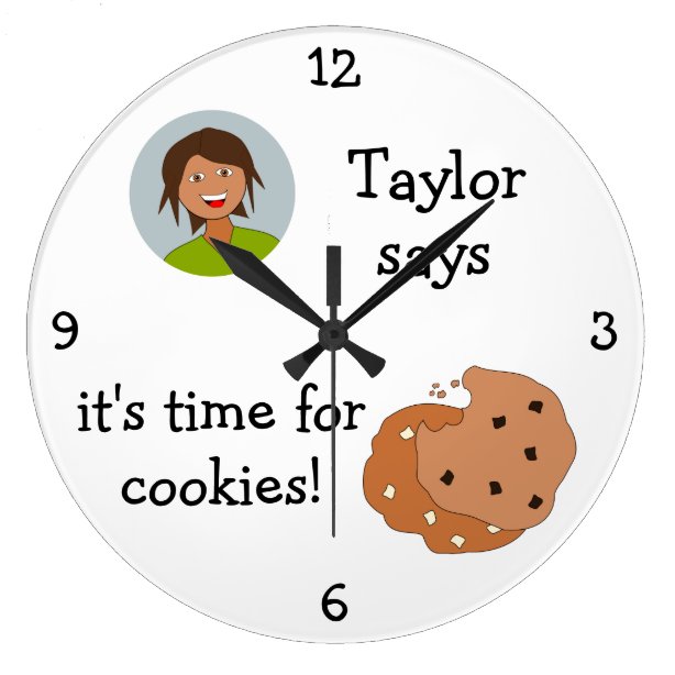 Cookie Wall Clocks | Zazzle.com.au