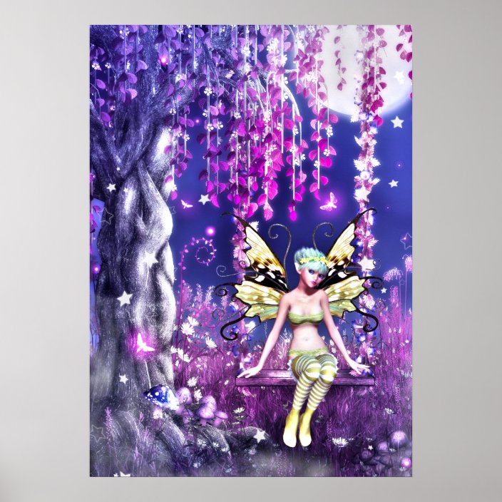 Adorable Fairy Poster | Zazzle.com.au