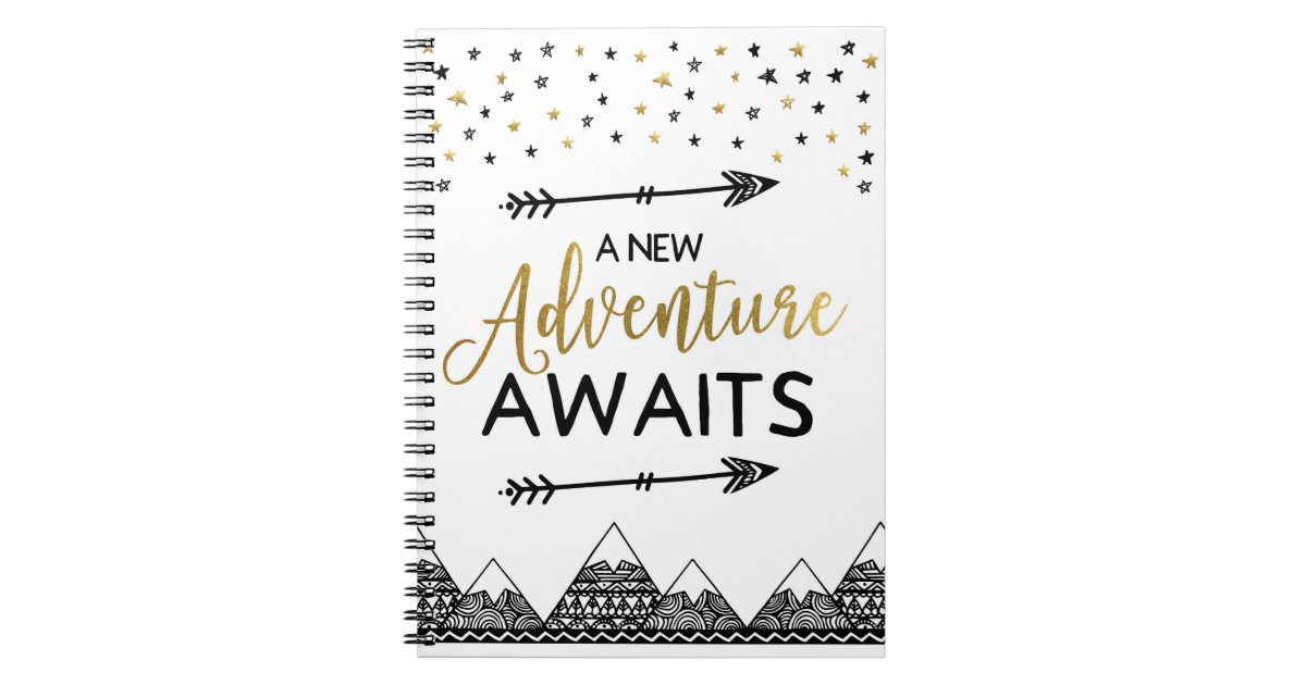 Adventure Awaits Notebook | Zazzle