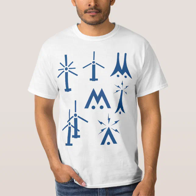 Aeronautical Symbols Chart Pilot Drone T-Shirt | Zazzle