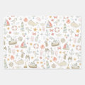 Ahoy it's a Boy Nautical Baby Shower Wrapping Paper Sheet | Zazzle