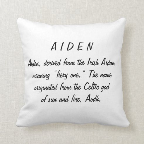 Aidan Name Home Décor | Zazzle.com.au