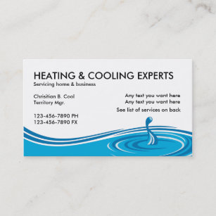 Air Conditioning Business Cards | Zazzle AU