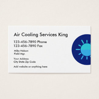 Air Conditioning Business Cards | Zazzle.com.au