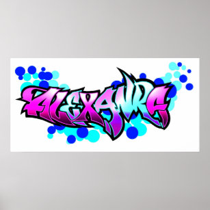 Graffiti Name Posters & Photo Prints | Zazzle AU