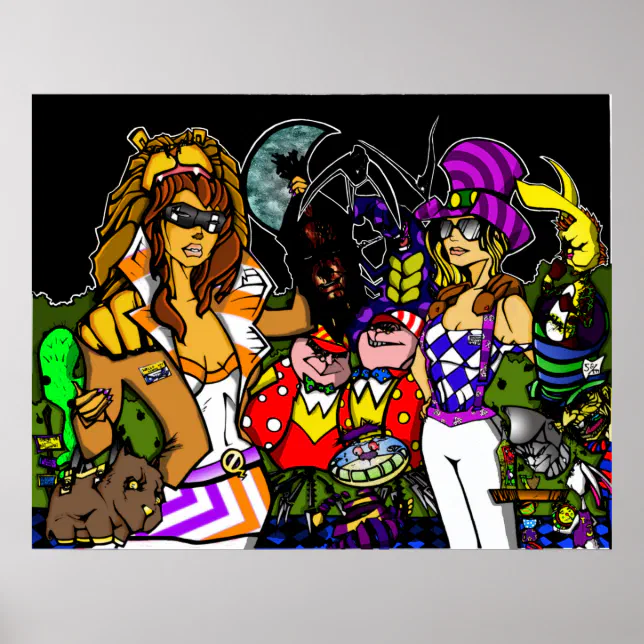 alice in wonderland meets wizard of oz poster | Zazzle
