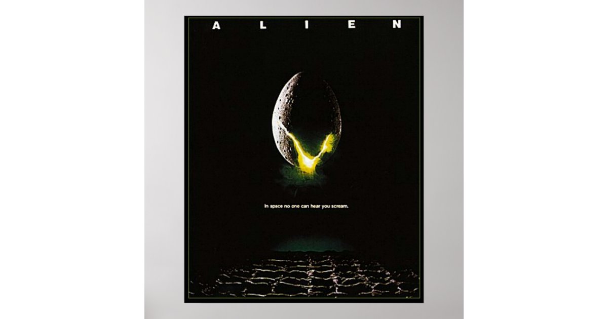 Alien Egg Movie Film Poster | Zazzle