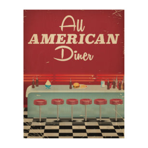 Classic Diner Posters & Photo Prints | Zazzle AU