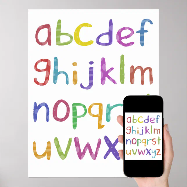 Alphabet - poster | Zazzle