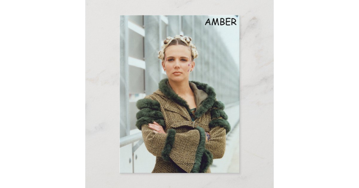 amber postcard | Zazzle