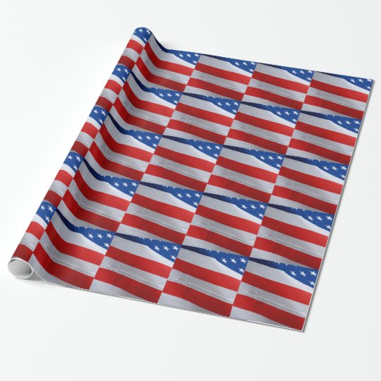 American Flag, gift wrap. Wrapping Paper | Zazzle.com.au