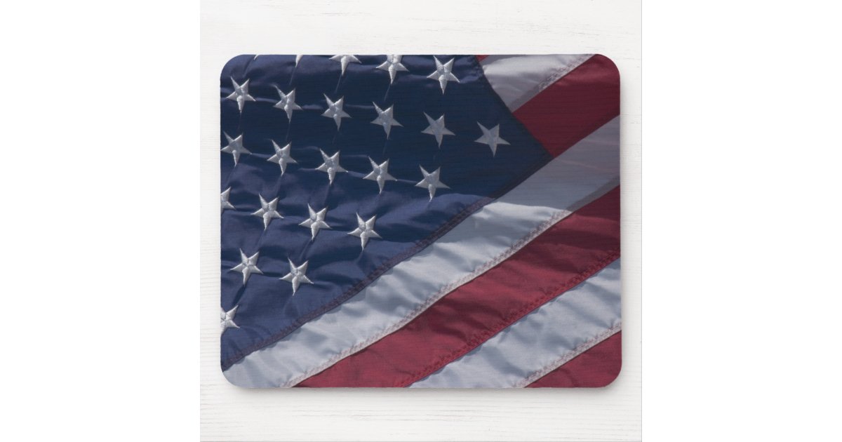 American flag. mouse pad | Zazzle