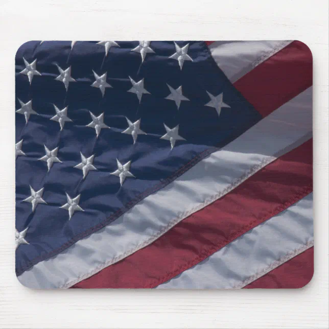 American flag. mouse pad | Zazzle