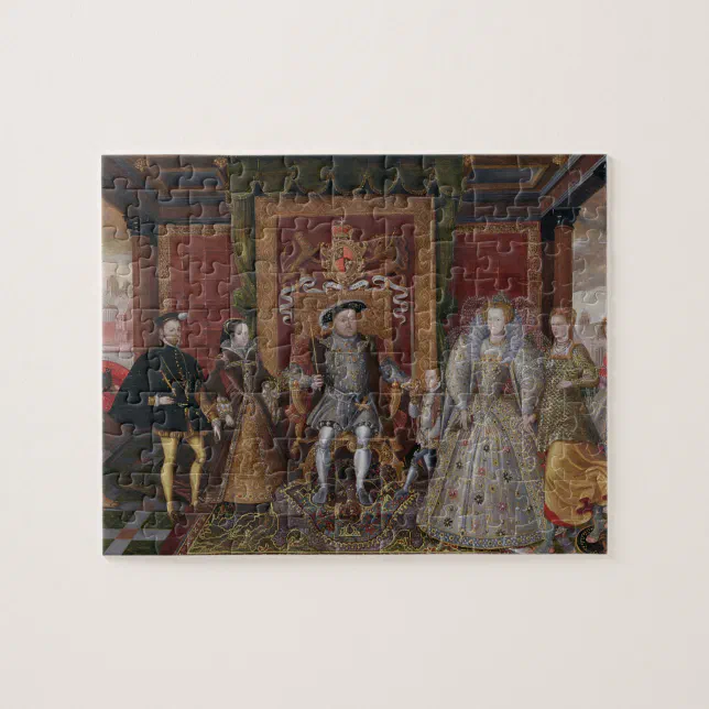An Allegory of the Tudor Succession: The Family of Jigsaw Puzzle | Zazzle
