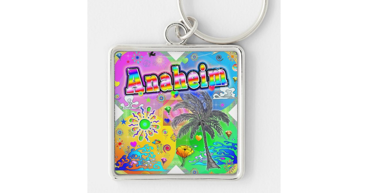 Anaheim Quadro Seasons Keychain | Zazzle