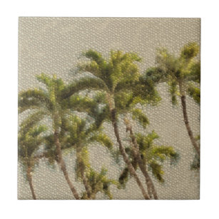Palm Tree Decorative Ceramic Tiles | Zazzle.com.au