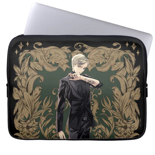 Anime Draco Malfoy Ornate Frame Laptop Sleeve | Zazzle