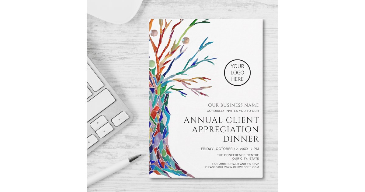 Annual Client Appreciation Dinner Invitation | Zazzle