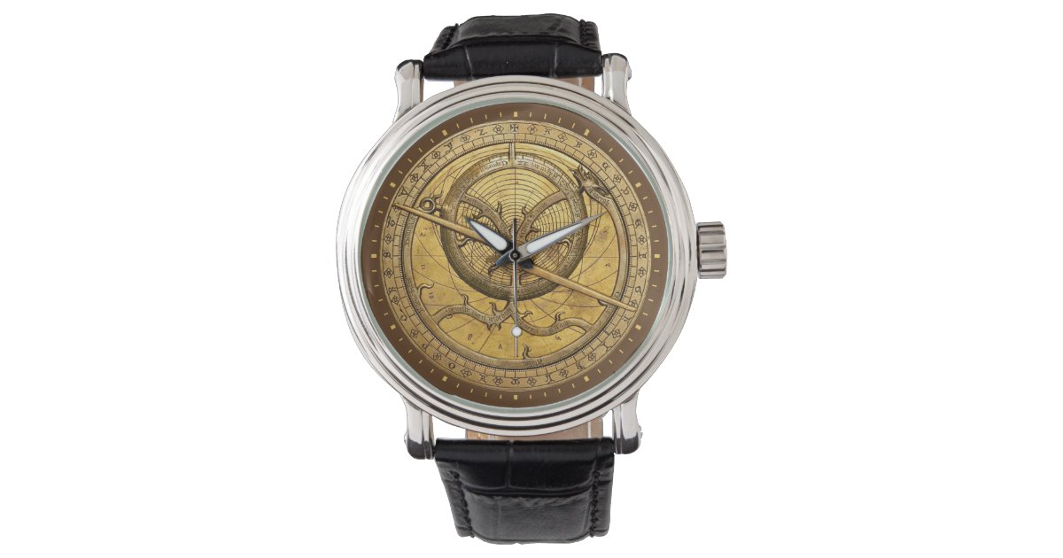 Antique Astrolabe Watch | Zazzle